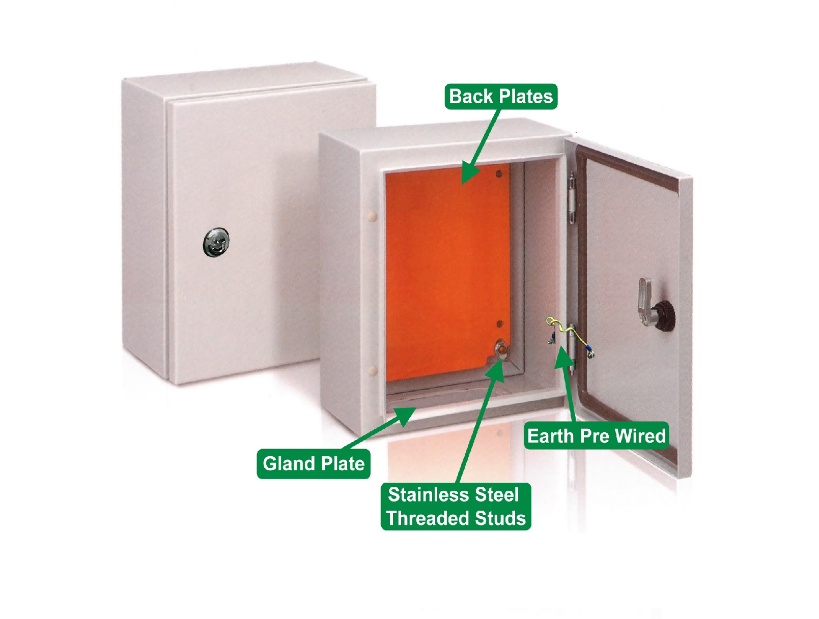DEDS0300 Steel Cabinet Enclosure IP Rated Electrical Enclosures ...